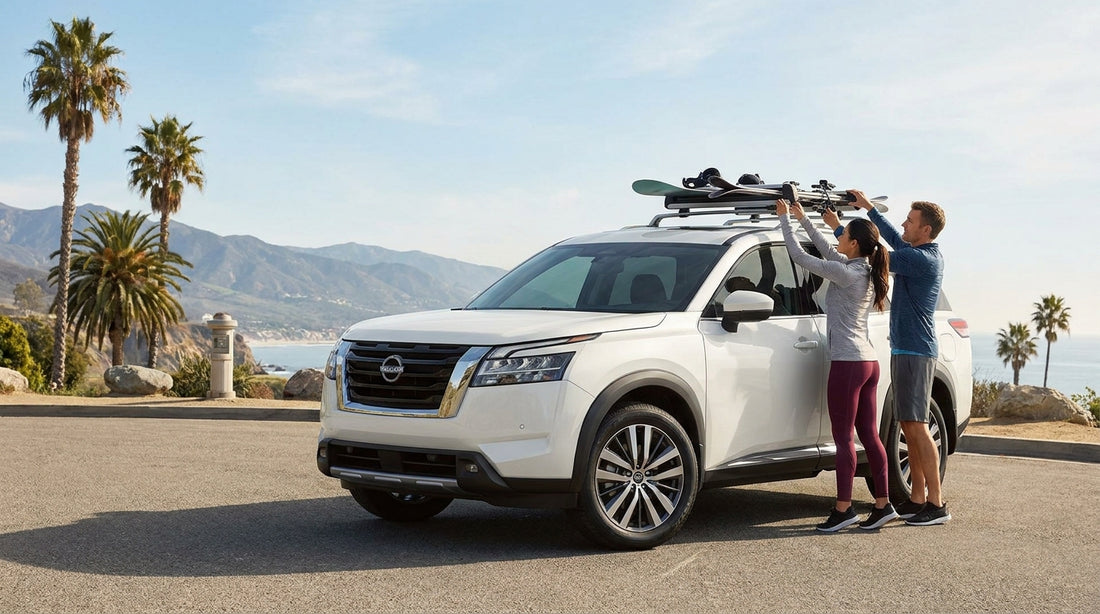 Roof racks and ski racks for car hire in California – Hola Car Rentals