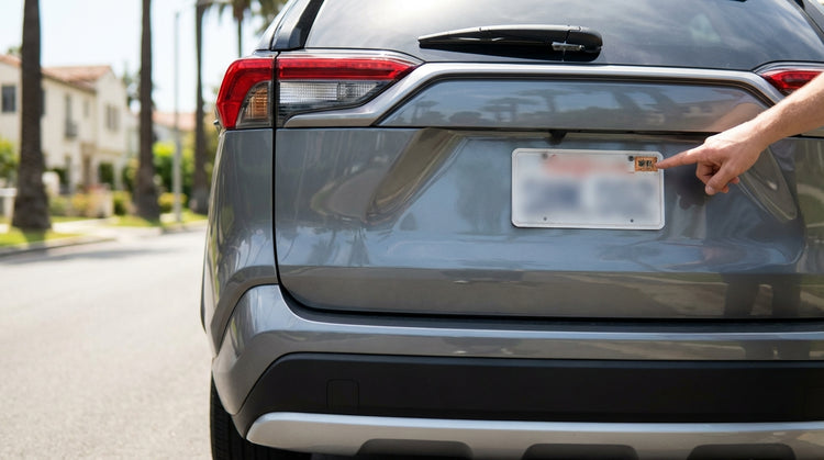 Los Angeles car hire and missing registration sticker – Hola Car Rentals