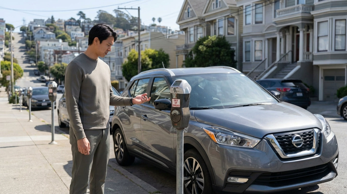 San Francisco car hire: broken meter payment proof – Hola Car Rentals