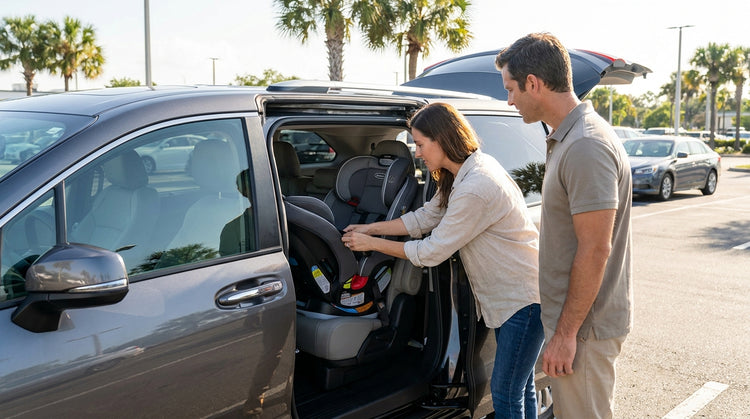 Check child seat size at Orlando car hire pick-up – Hola Car Rentals