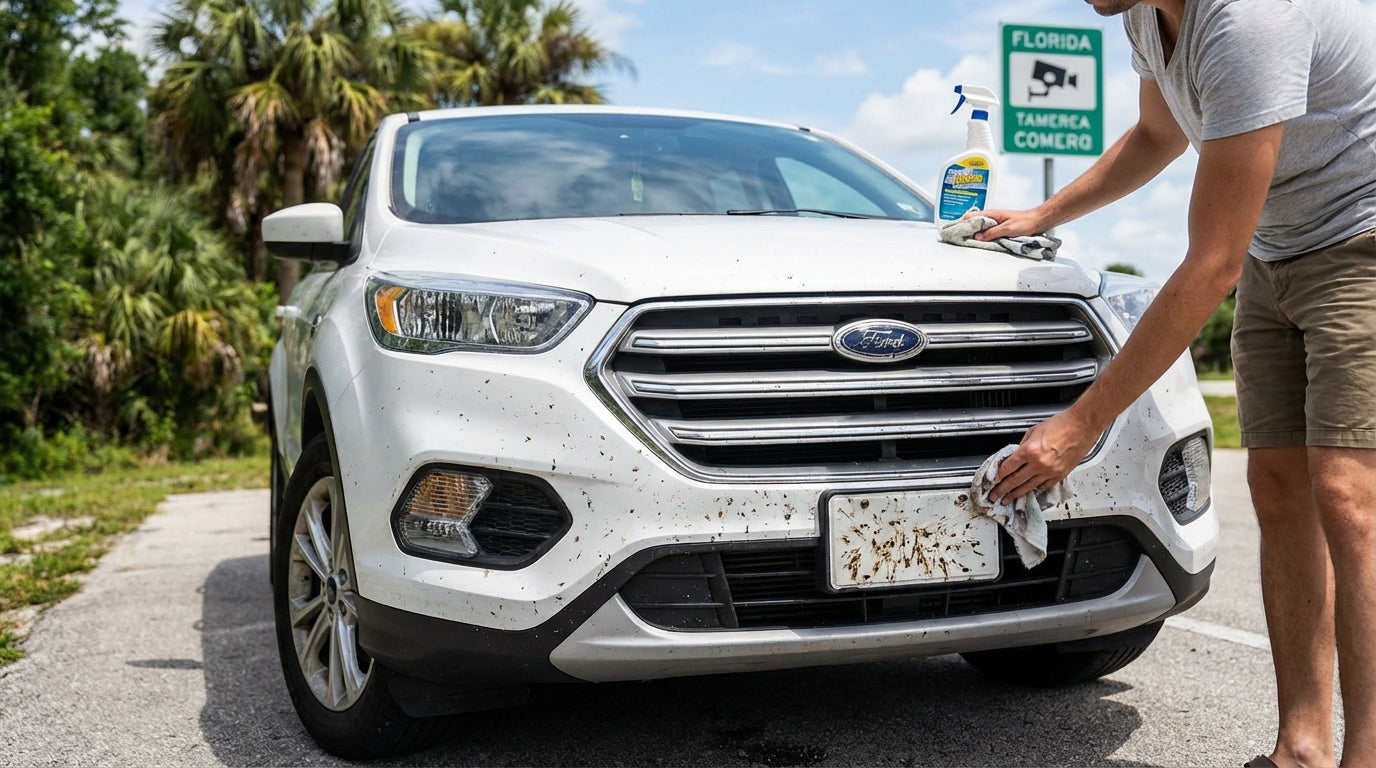 Clean a Florida hire car plate for toll cameras – Hola Car Rentals