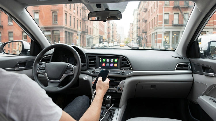 Use Apple CarPlay in a New York car hire privately – Hola Car Rentals