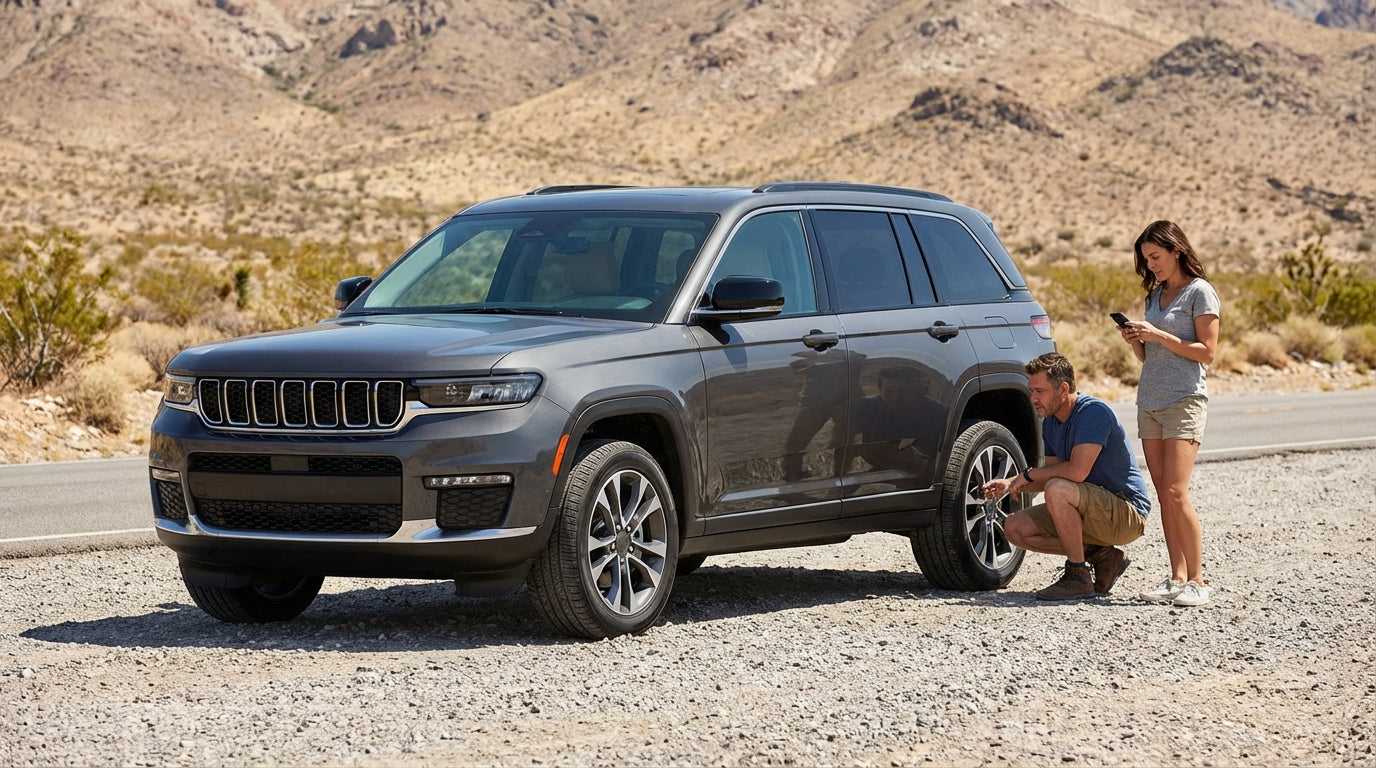 Las Vegas car hire: hot brake smell after downhill – Hola Car Rentals