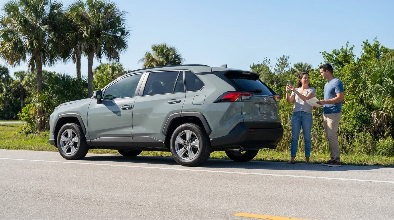 Florida minor crash: police report rules and proof – Hola Car Rentals