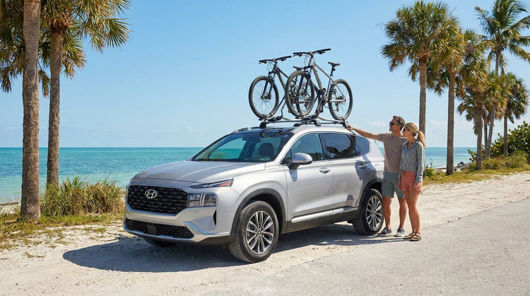Bike racks and roof racks for car hire in Florida – Hola Car Rentals