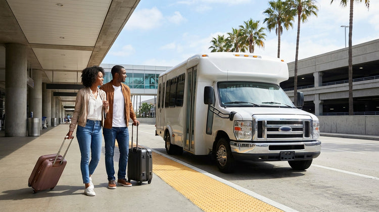 Terminal 1 LAX rental car shuttle pickup guide – Hola Car Rentals