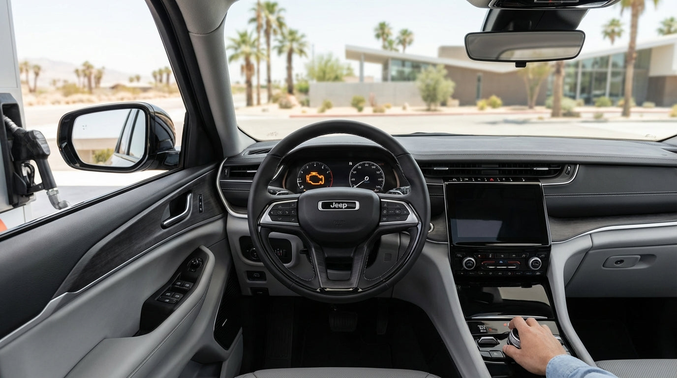 Las Vegas car hire: Check Engine light after fuel – Hola Car Rentals