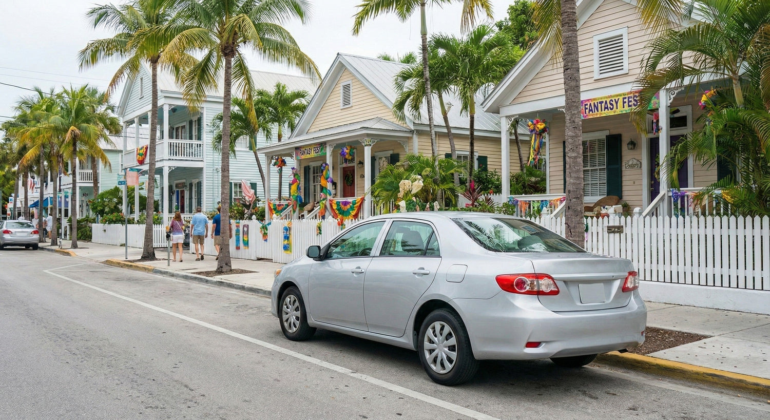 Driving a rental to Key West for Fantasy Fest parking – Hola Car Rentals
